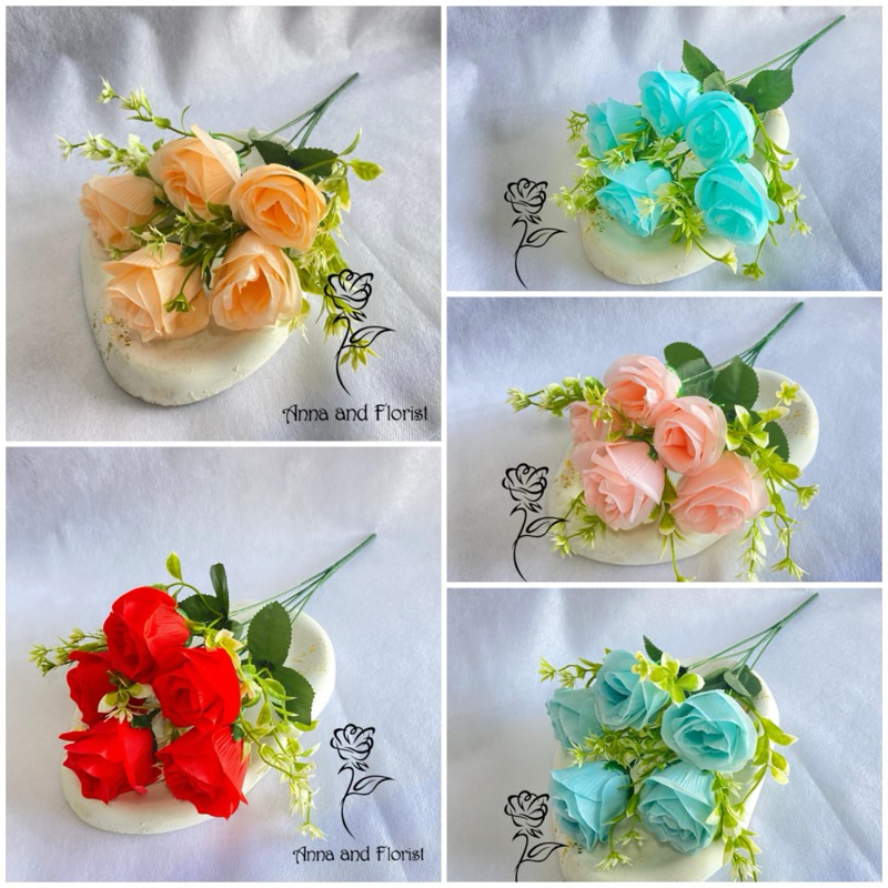 Jual ANNA -1 TANGKAI HOLAND ARTIFICIAL AN2 CABANG 5BUNGA DEKORASI ...