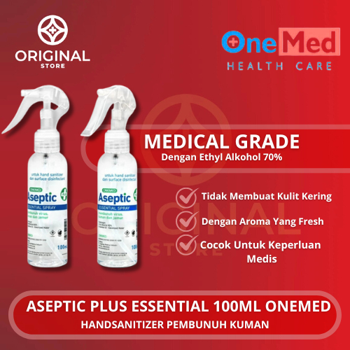 Jual Aseptic Plus Essential 100 Ml Spray OneMed | Shopee Indonesia