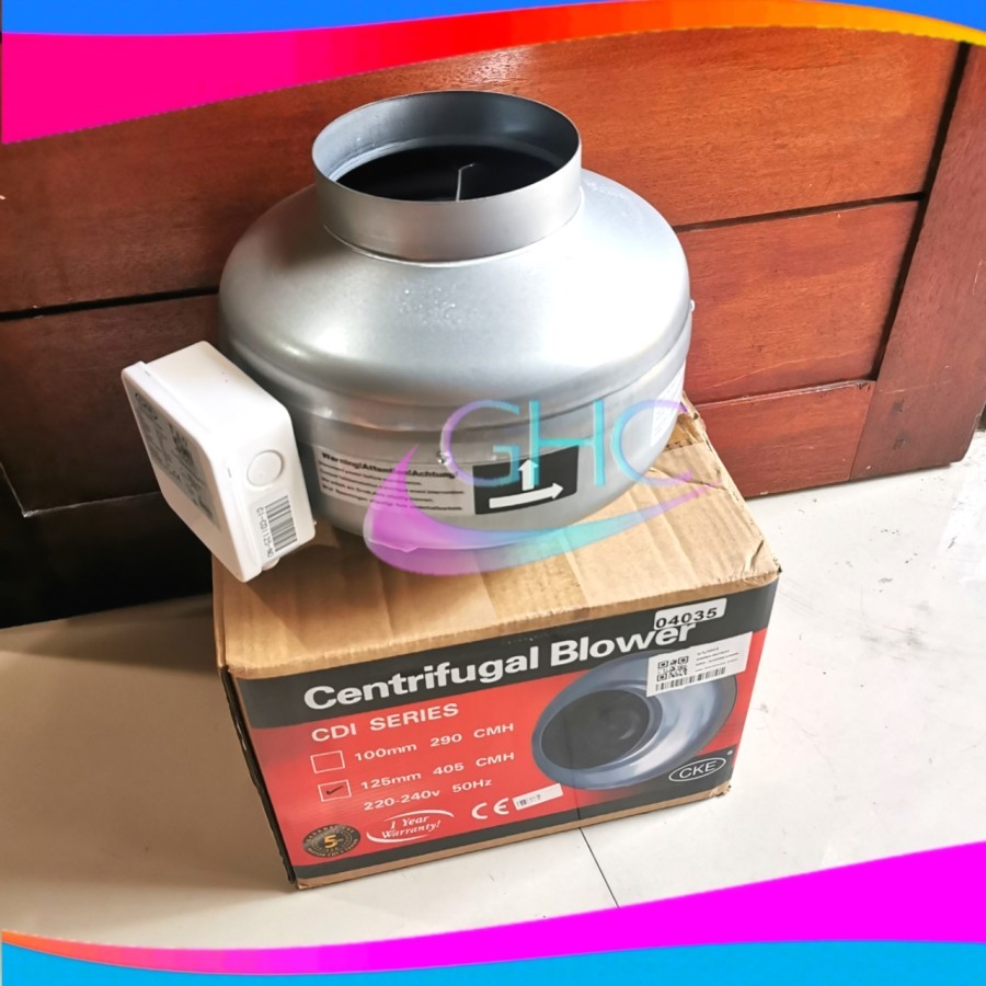 Jual Blower Hisap Centrifugal Blower 8 inch CI-CDI 200 Duct Inline Fan ...