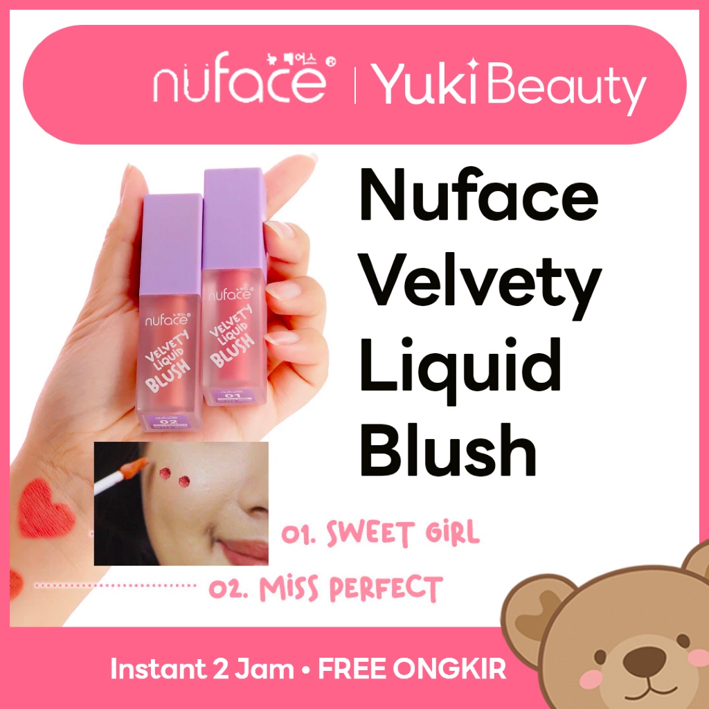 Jual YUKI Manado Nuface Velvety Liquid Blush | Blush On Cair | Shopee ...