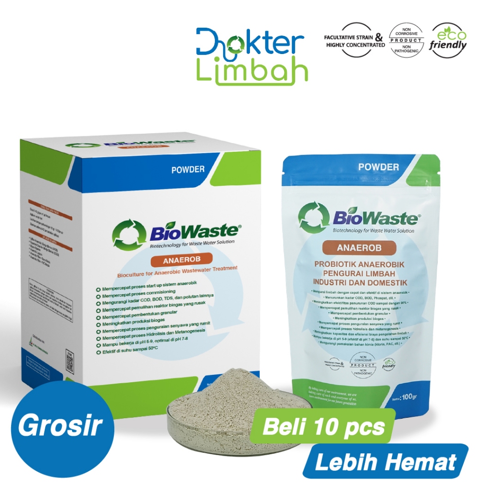 Jual Biowaste Bakteri Anaerob Pengurai Limbah Industri dan Domestik ...