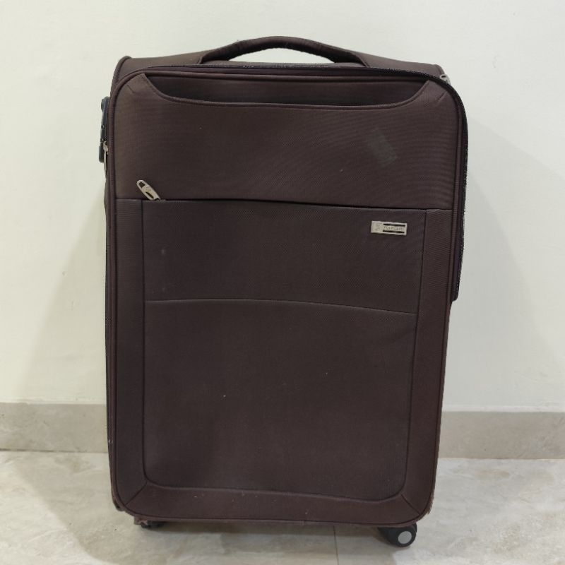 Jual jual preloved koper 24 inchi kanvas kain polo second bekas pakai ...