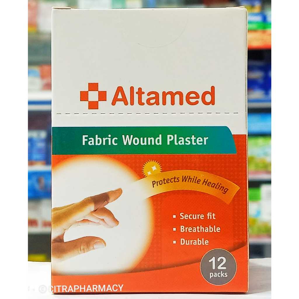 Jual ALTAMED 𝐅𝐀𝐁𝐑𝐈𝐂 𝐖𝐎𝐔𝐍𝐃 𝐏𝐋𝐀𝐒𝐓𝐄𝐑 𝐈𝐒𝐈 𝟏𝟐 𝐏𝐀𝐂𝐊𝐒 - Plaster Penutup Luka ...
