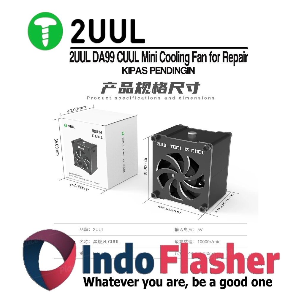 Jual 2UUL DA99 CUUL Mini Cooling Fan for Repair Kipas Service Asap | Shopee Indonesia