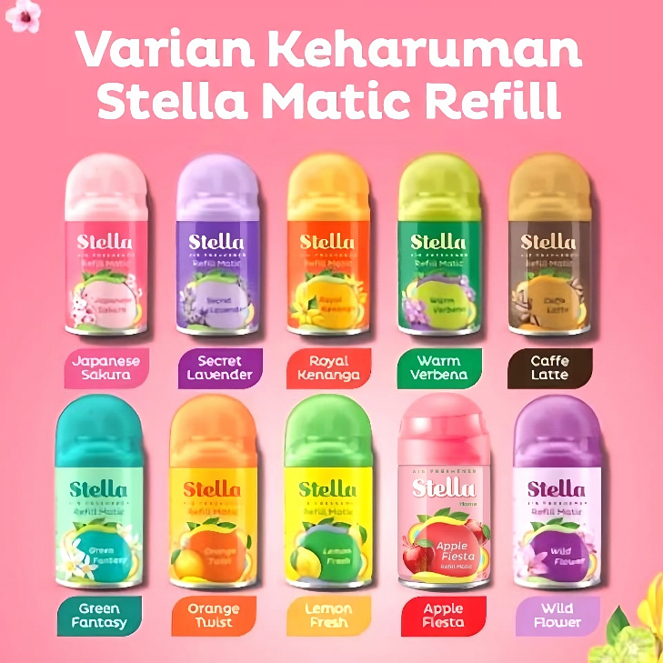 Jual STELLA Refill Matic 225 ml Semua Varian Per Pcs | Shopee Indonesia