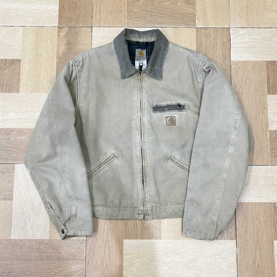 Jual CARHARTT DETROIT WORK JACKET J97 SIZE L BOXY | Shopee Indonesia
