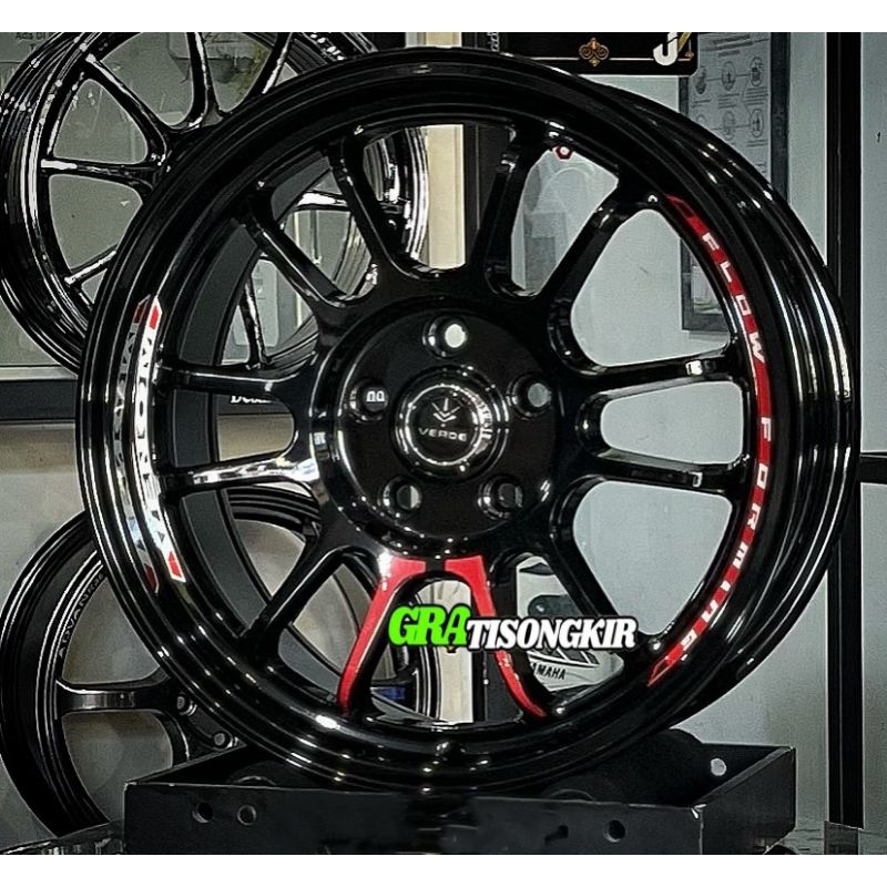 Jual velg mobil racing ring 17 VENOM VERDE FLOW FORMING velg mobil racing r17 velg Innova Reborn ...