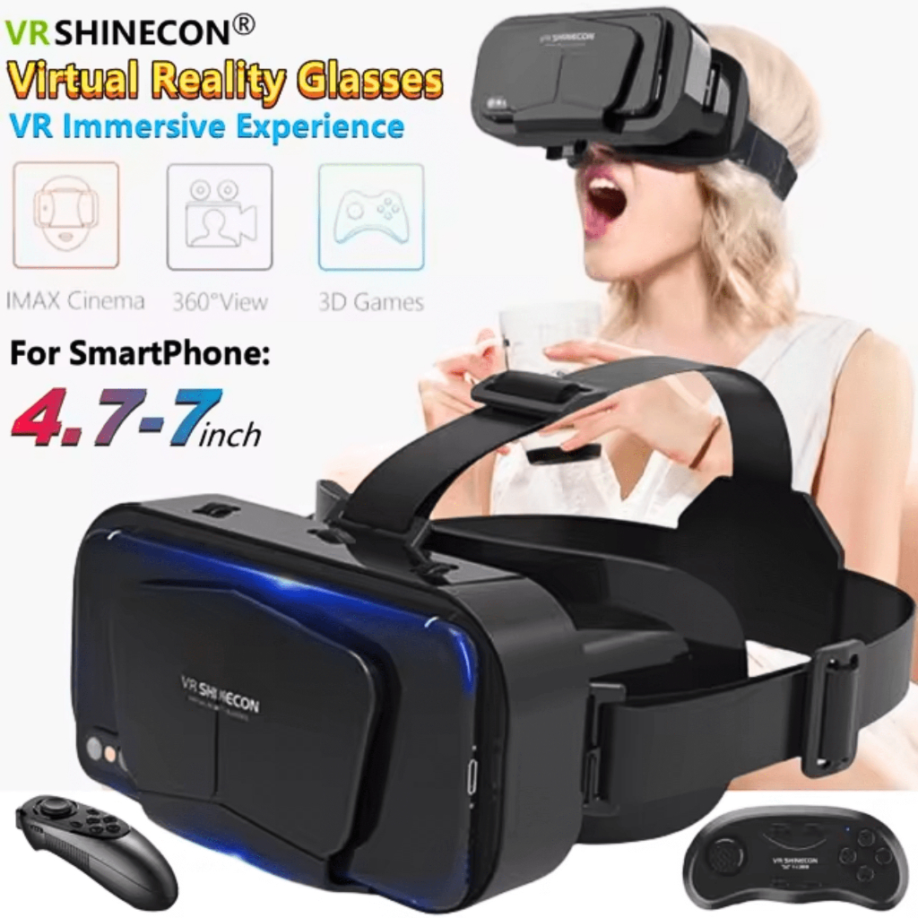 Jual PUSAT Shinecon G10 VR Box Virtual Reality 3d untuk semua hp Giant Screen Virtual Reality ...