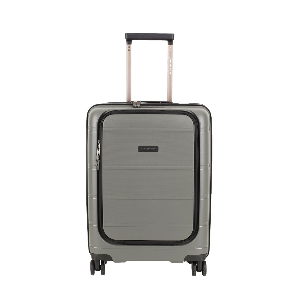 Jual Koper Kalibre Luggage Grey Small 20 inch 930099014 | Shopee Indonesia
