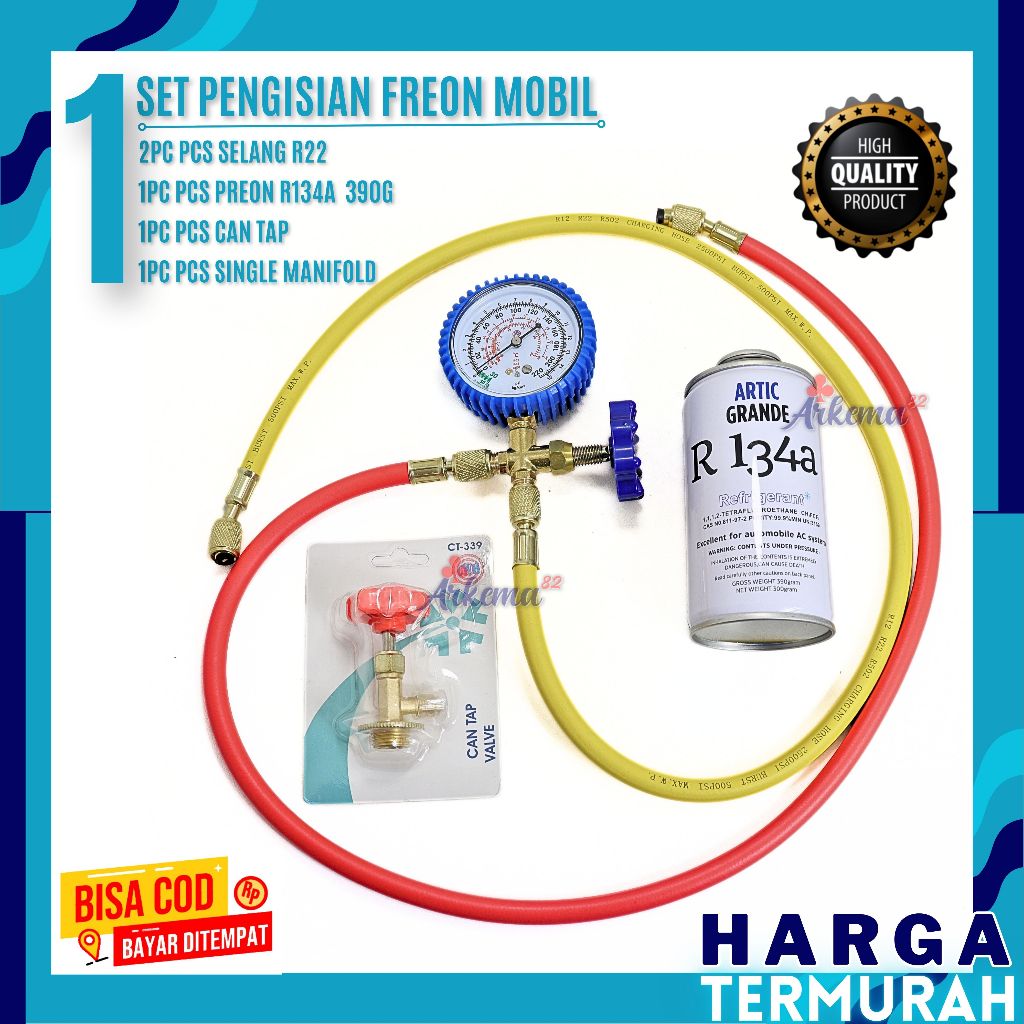 Jual PAKET PENGISIAN FREON KULKAS / MOBIL | PERLENGKAPAN ISI ULANG ...