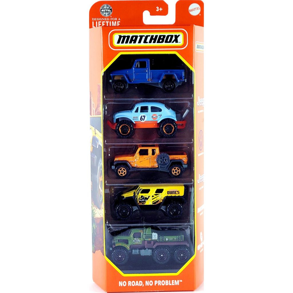 Jual Matchbox MBX No Road, No Problem 5-Pack (Jeep Willys 4x4 ...