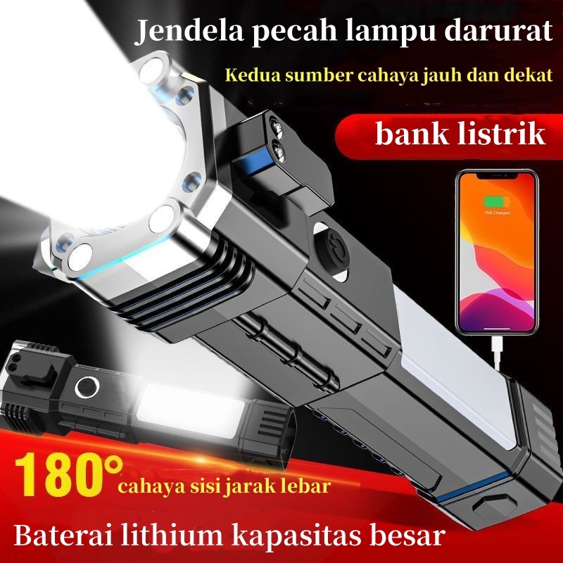 Jual Senter multifungsi/multifungsi pengisian harta/palu pengaman mobil ...