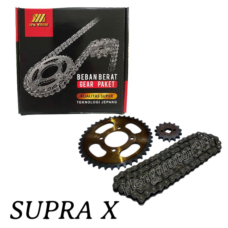 Jual GEAR PAKET SEPUH GIR SET SUPRA X SUPRA FIT OLD 15-40T / 428H - 104L | Shopee Indonesia