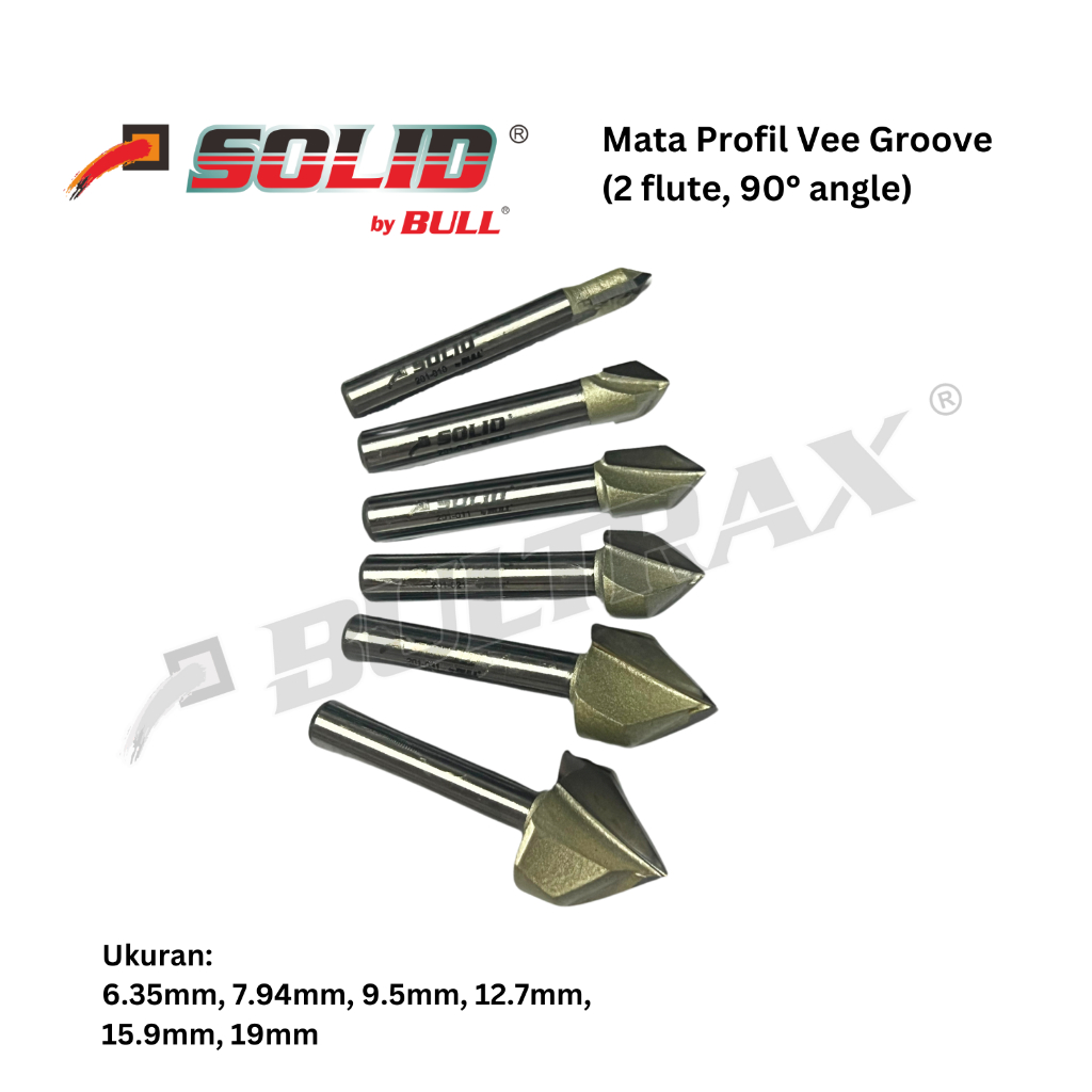 Jual SOLID Mata Profil Vee Groove / Ukuran 6mm, 8mm, 10mm, 13mm, 12mm ...