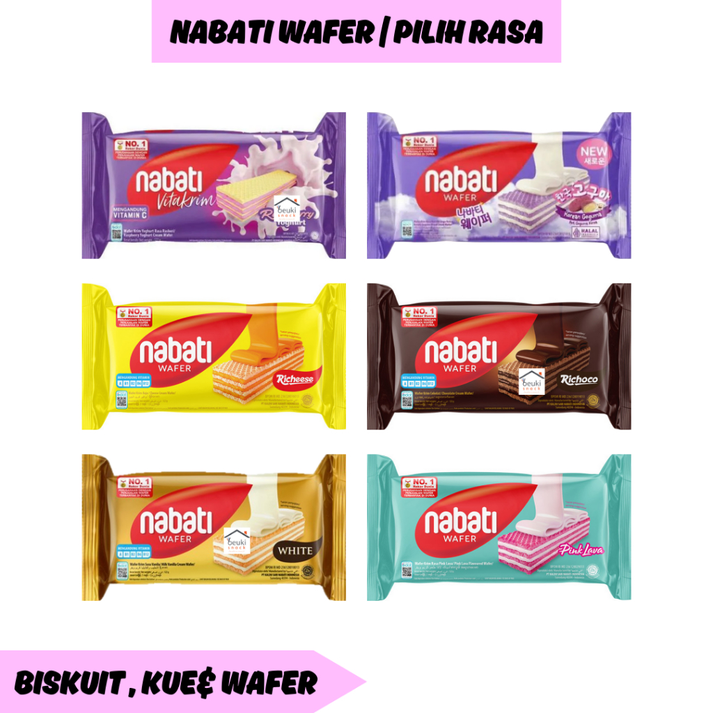 Jual Nabati Wafer Kemasan Besar Berbagai Varian Pilih Rasa | Shopee ...