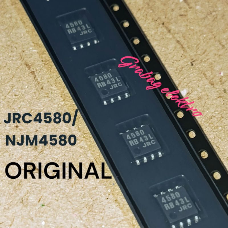 Jual JRC4580 NJM4580 IC JRC4580 ORIGINAL | Shopee Indonesia