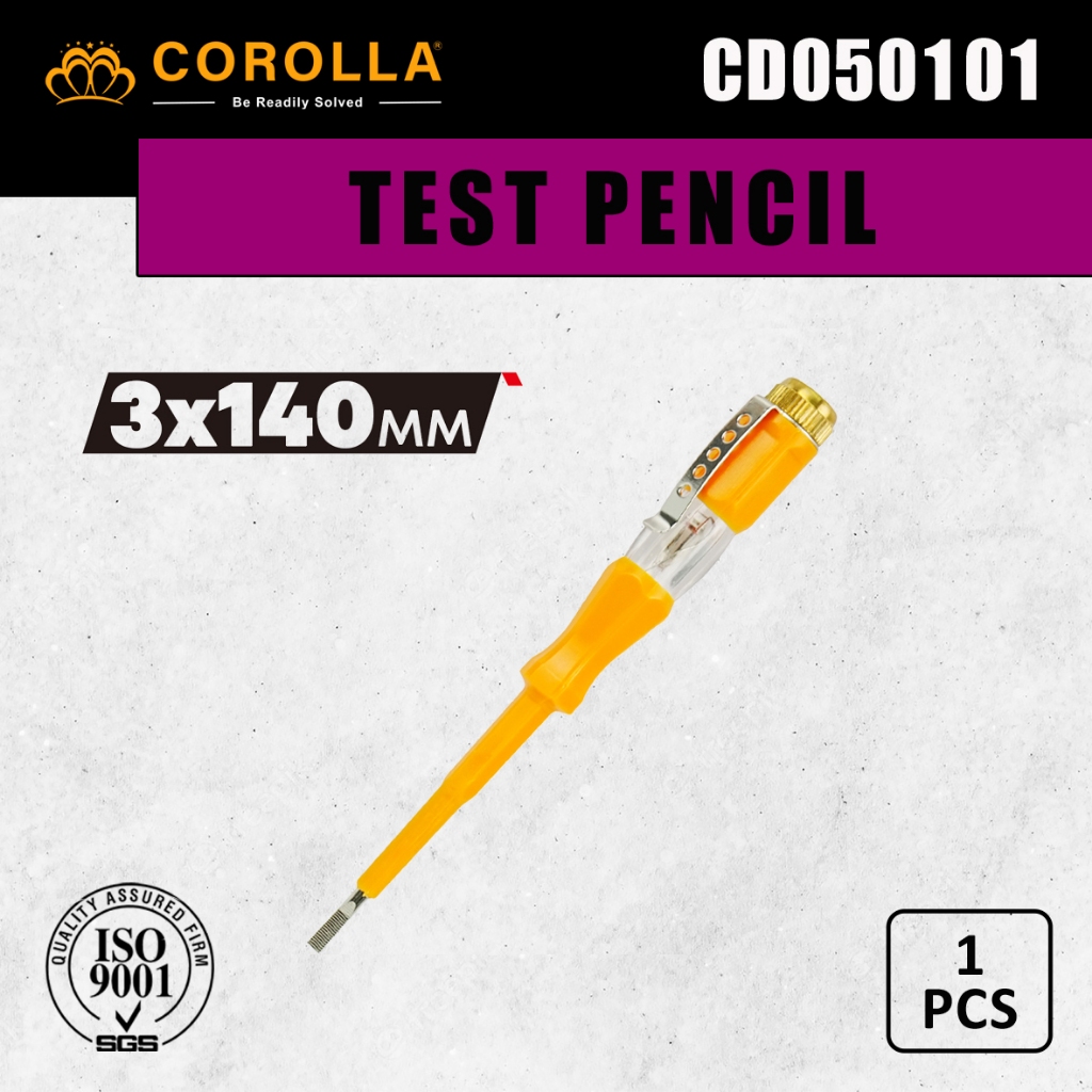 Jual Corolla Tespen Obeng / Testpen Kabel Putus Test Pen Listrik / Alat ...