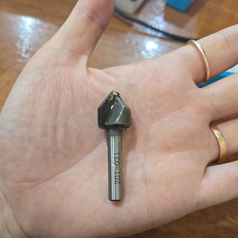 Jual Mata Profil Kayu 1/4" x 16 mm benz ACP V Grooving Bit / Mata ...