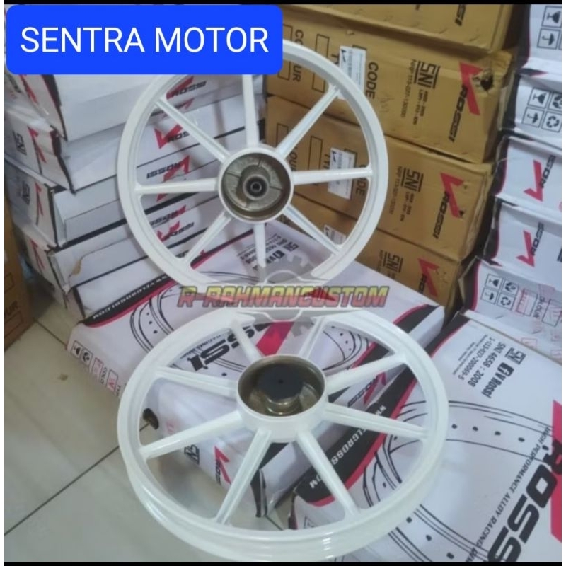 Jual Velg racing grand/legenda depan tromol palang 8 VROSSI swan ...