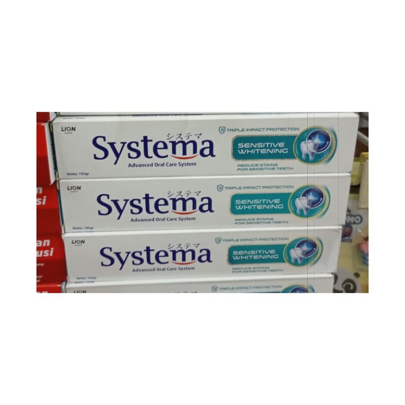 Jual SYSTEMA SENSITIVE WHITE/ PRO SENSITIVE PASTA GIGI 105GR | Shopee ...