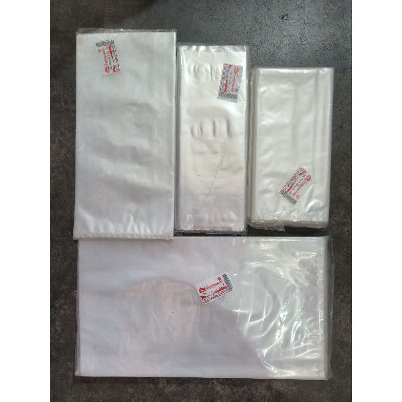 Jual Plastik PP 500g / PP bening tebal / plastik bening / plastik kerupuk / plastik sealer ...