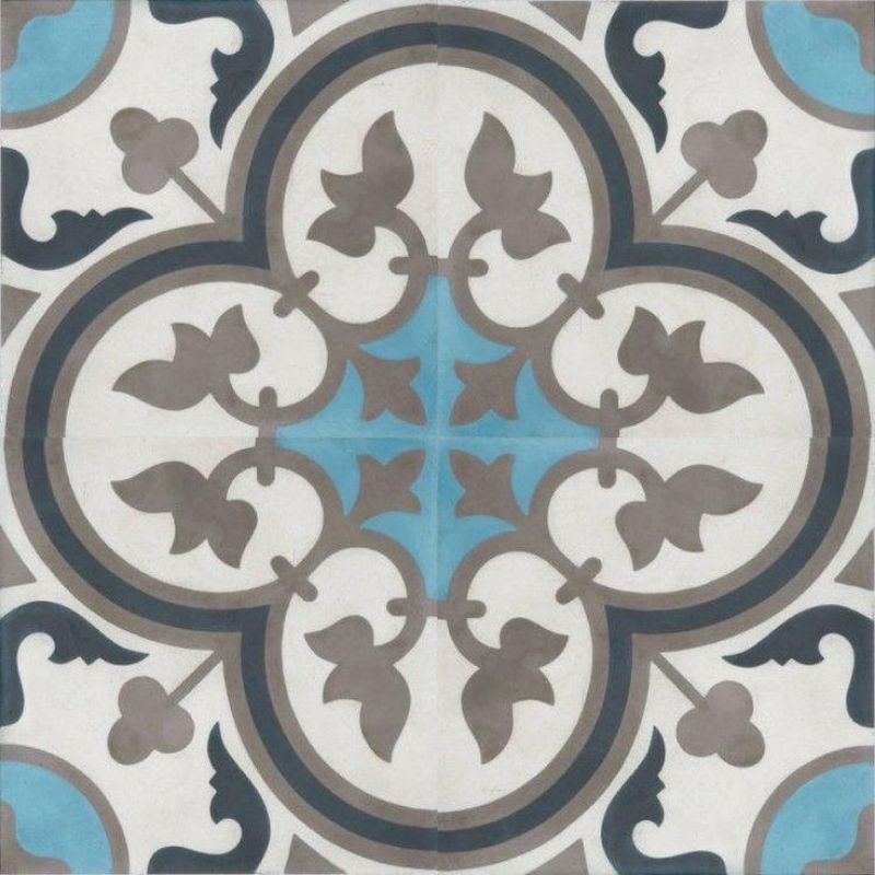 Jual Ubin Tegel Motif Klasik Lantai Rumah Konsep Retro 20x20cm | Shopee ...