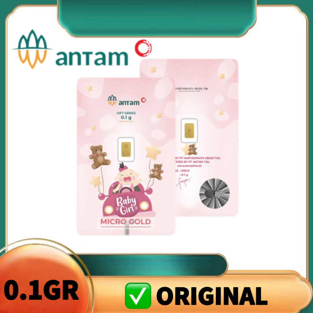 Jual LM Emas Logam Mulia Hartadinata 0.1 Gram Micro Gold Antam Emas ...