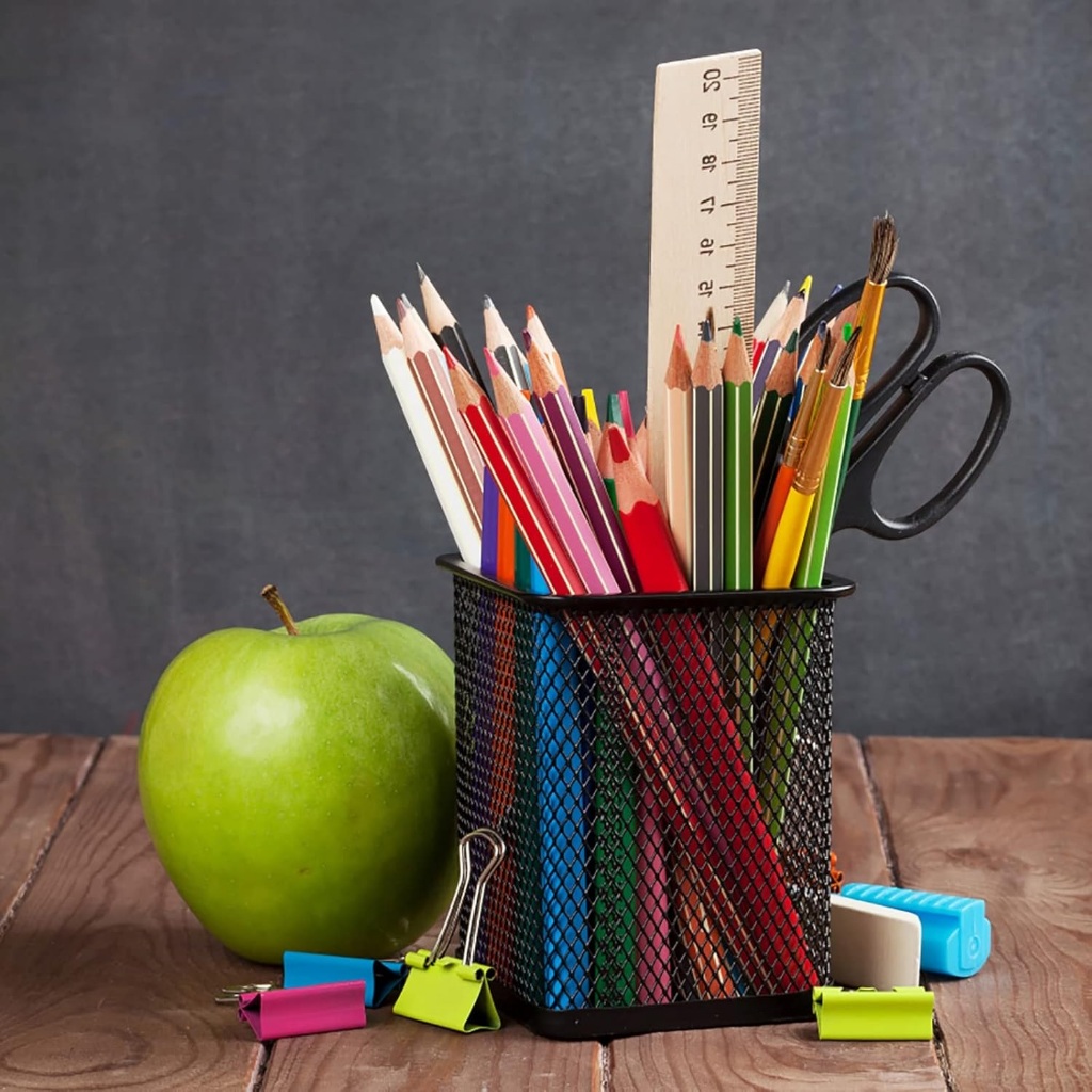 Jual Pen Stand / Tempat Pulpen Jaring Besi / Pen Stand Organizer ...