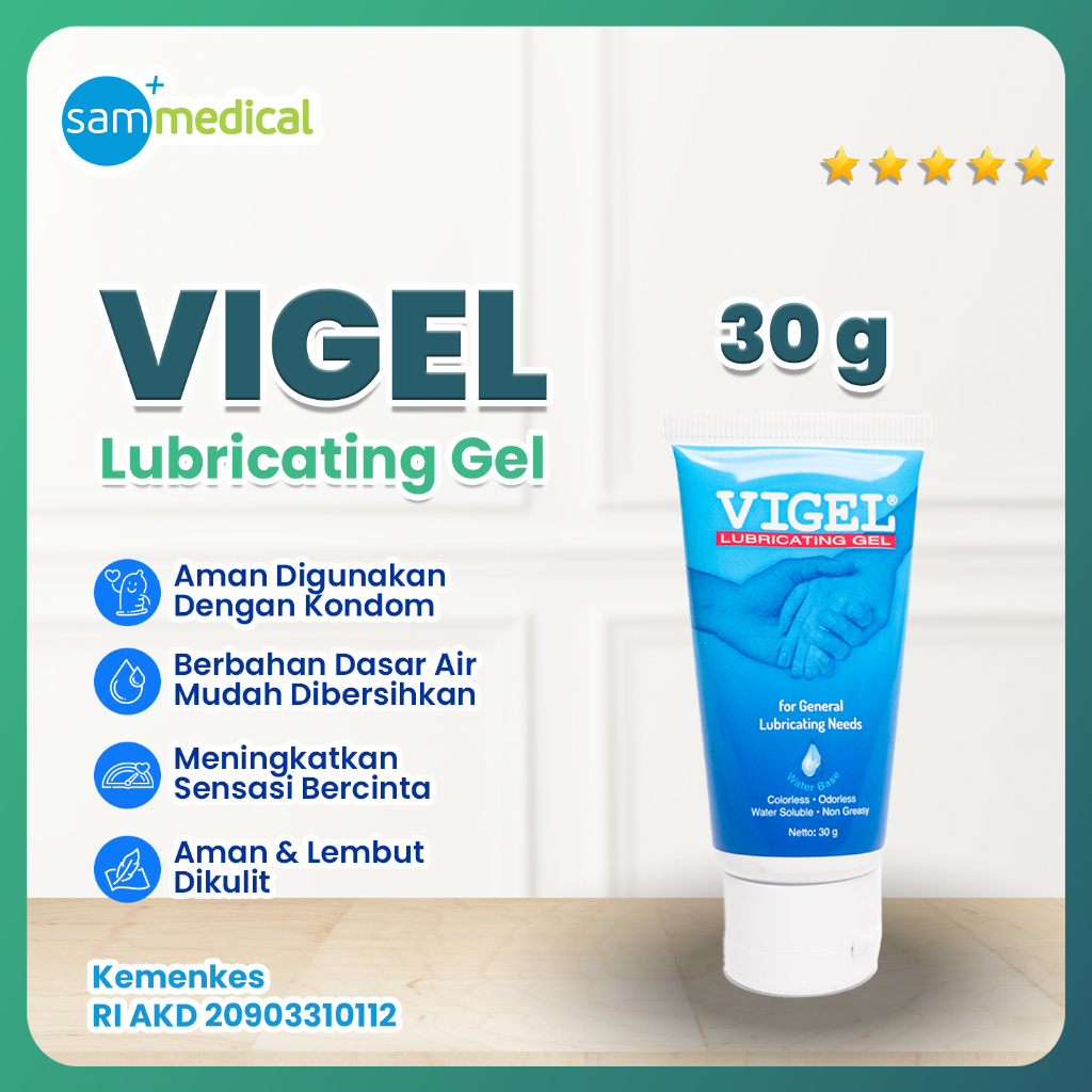 Jual Vigel Lubricating Gel / Lumbricant Gel Bening / Pelumas Gel Untuk ...