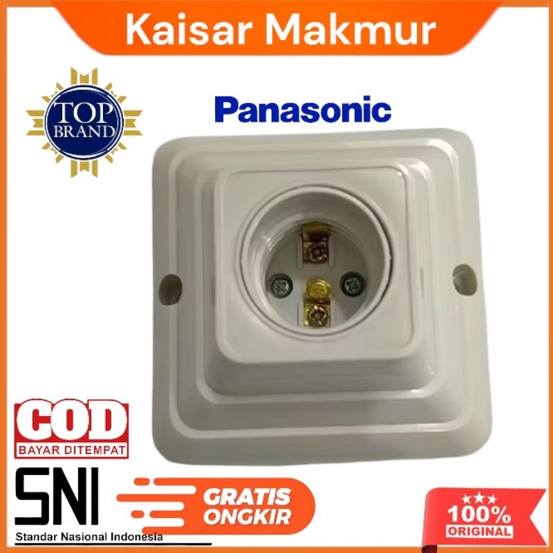 Jual Panasonic fitting lampu NLP52202 031 e27 Fitting plafon kotak ...