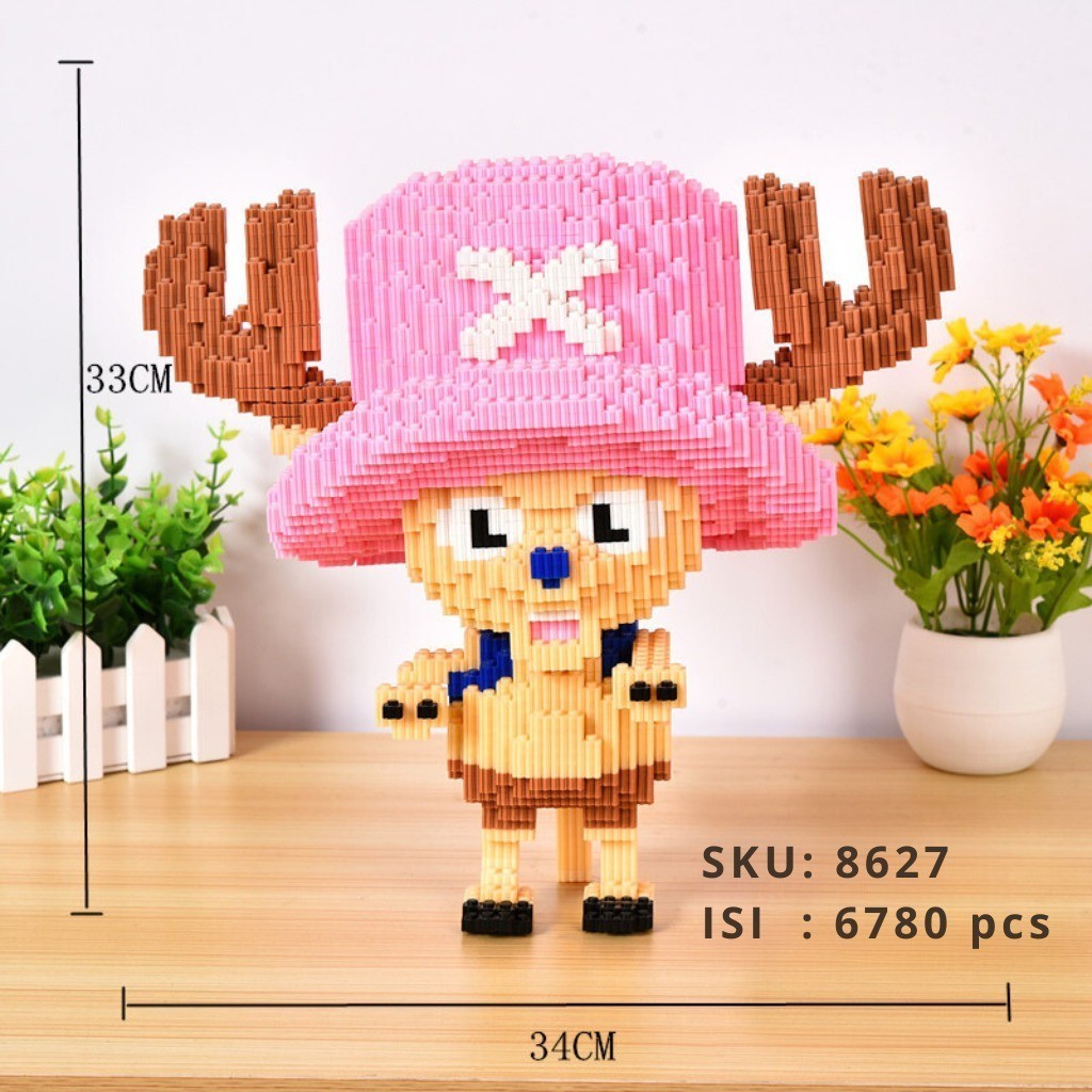 Jual Mainan Nano Block One Piece Tony Chopper Bricks Edukasi Mainan ...