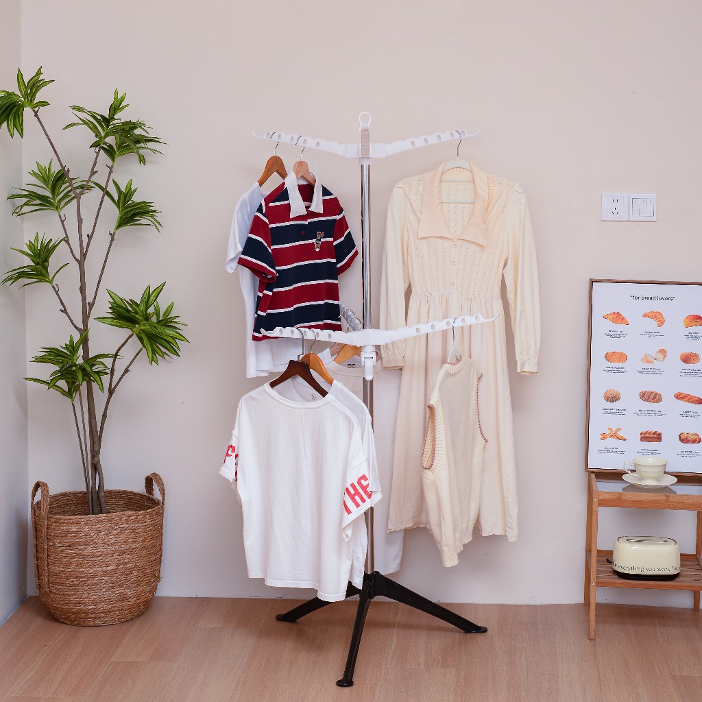 Jual Yourhanger Jemuran Menara Rak Jemuran Baju Lipat Rak Susun Handuk ...