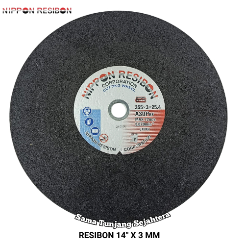 Jual RESIBON POTONG 14" X 3 MM / MATA BATU GURINDA CUTTING WHEEL NIPPON ...