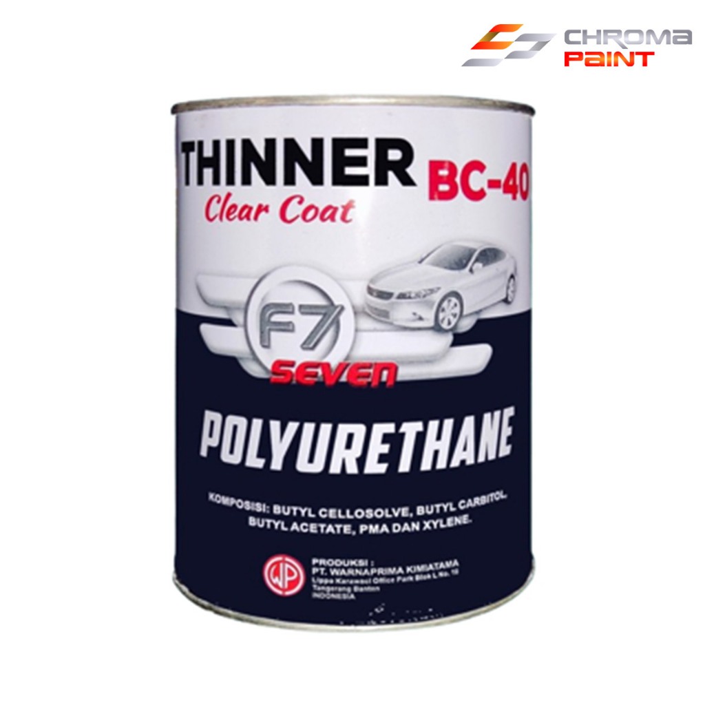 Jual Thinner PU F7 BC-40 1 Liter - Thinner Polyurethane Clear Coat | Shopee Indonesia
