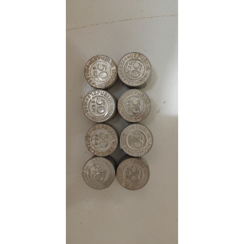 Jual koin kuno 50 sen alumunium | Shopee Indonesia