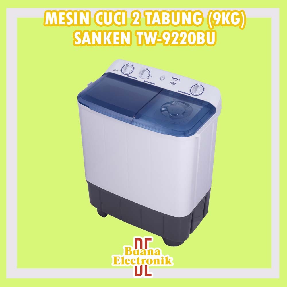 Jual MESIN CUCI 2 TABUNG SANKEN TW-9220 TW 9220 ORIGINAL GARANSI RESMI ...