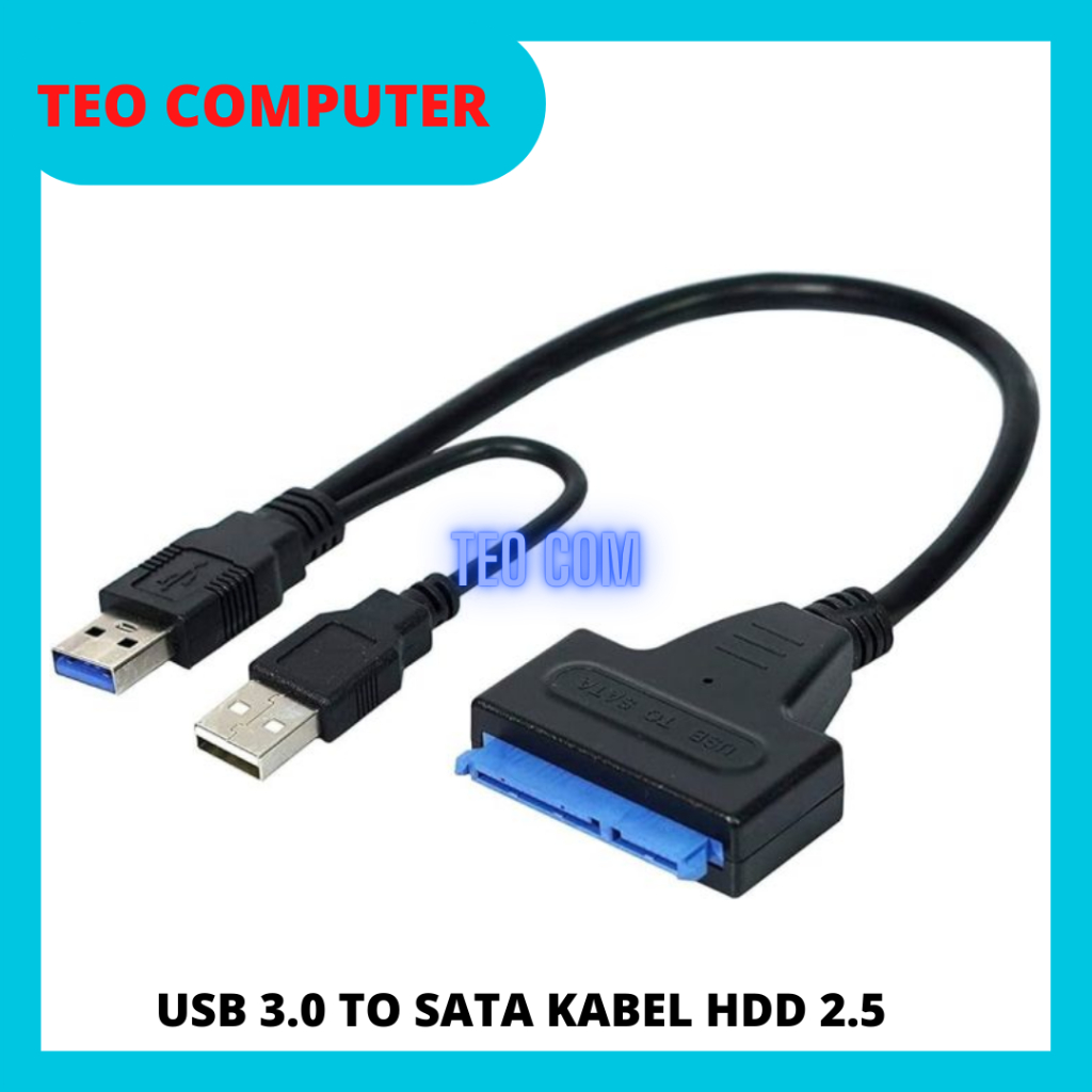 Jual KABEL CONVERTER USB 3.0 TO SATA 2.5 HDD DAN SSD | Shopee Indonesia