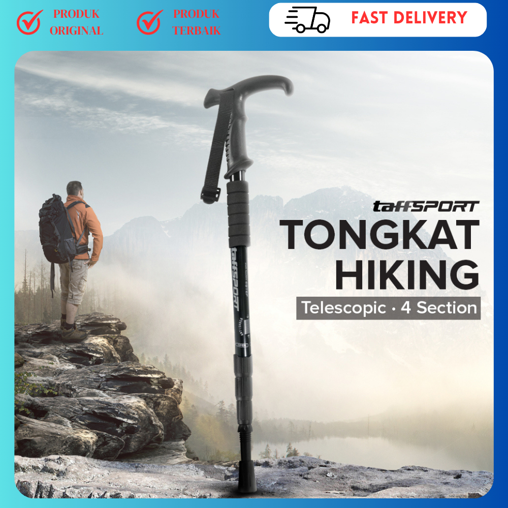 Jual Tracking pole Gagang L Trekking Pole Tongkat Treking Gunung Hiking ...