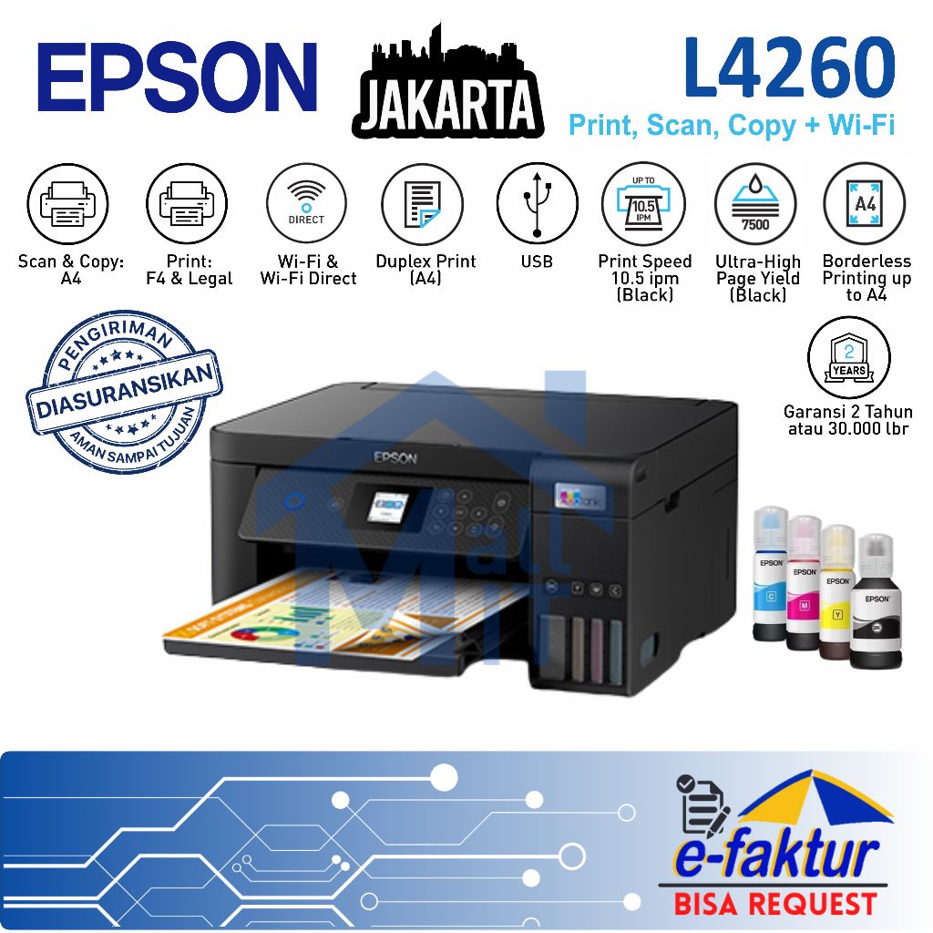 Jual MALLIT EPSON Printer Epson L4260 L-4260 L 4260 L4261 L-4261 L 4261 ...