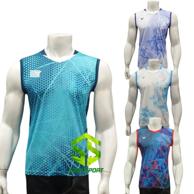 Jual [V6577SS] Grosir Kaos Singlet Badminton Import Go Premium Quick Dry Terbaru Baju ...