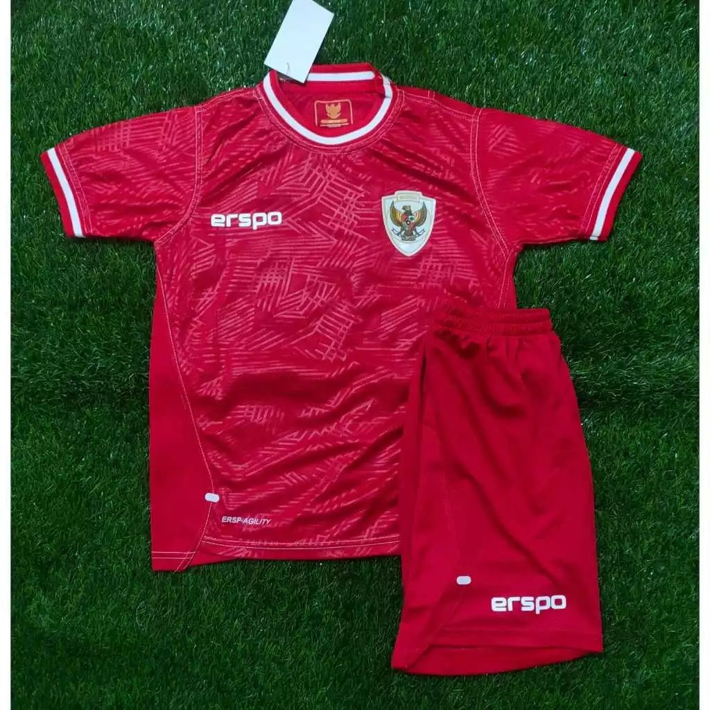 Jual (KIDS) JERSEY BAJU BOLA ANAK TIMNAS INDONESIA HOME ERSPO 2024 IMPORT | Shopee Indonesia