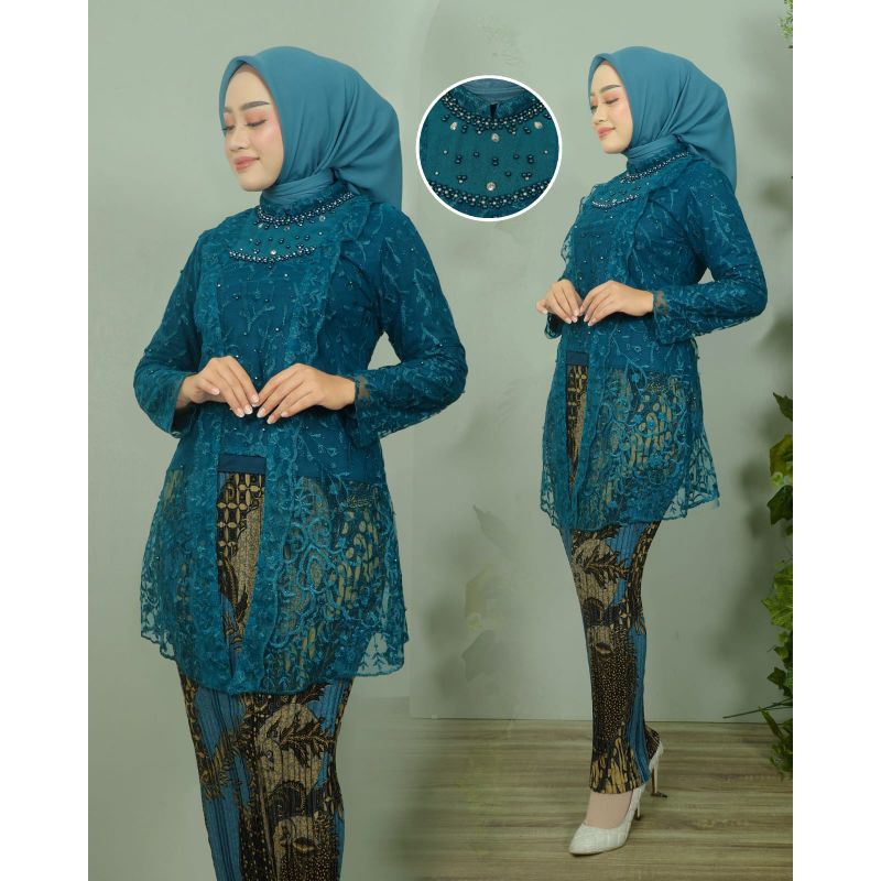 Jual SETELAN KEBAYA LEONI DEWASA//KEBAYA PESTA//KEBAYA CANTIK//KEBAYA ...