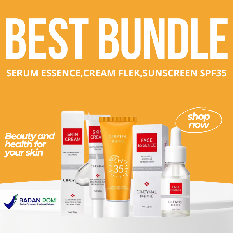 Jual [3IN1]Paket Kecantikan Wajah Serum & Sunscreen Gel Spf 35++ Bundle Anti Aging Jepang BPOM ...