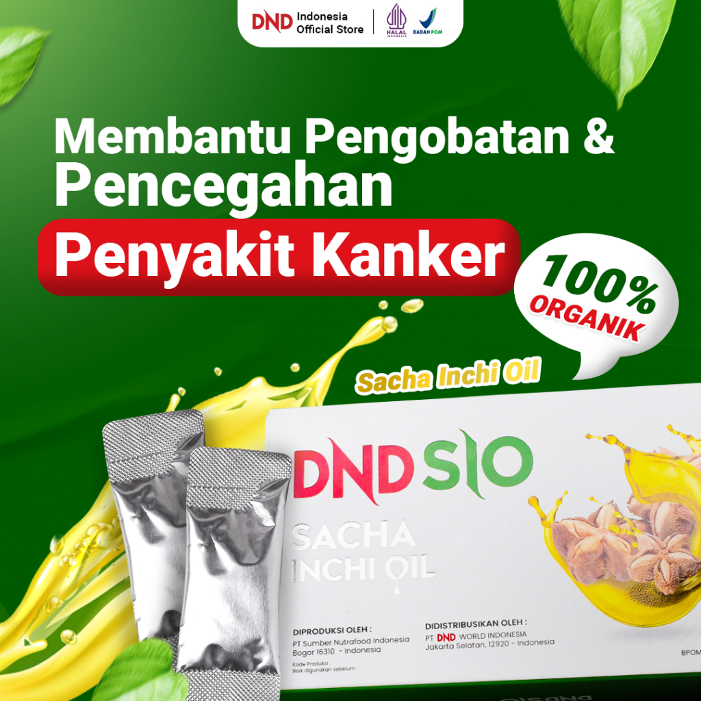Jual DND SIO - SACHA INCHI OIL 75 ml - ATASI KANKER - KEMASAN BARU - 15 ...