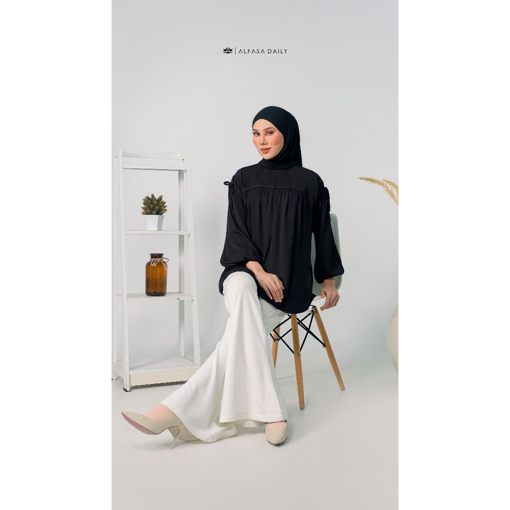 Jual DRESS WANITA MELVA BLOUSE - ALFASA DAILY | Shopee Indonesia