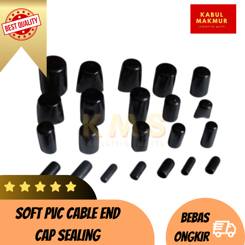 Jual Soft PVC Cable End Cap Sealing 4 mm, 6 mm | Shopee Indonesia