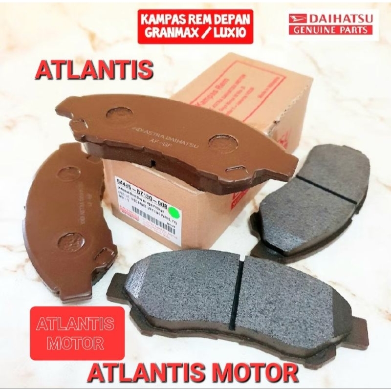 Jual KAMPAS REM DEPAN BRAKE PAD SEPATU REM KOMPLIT DAIHATSU GRAND MAX ...