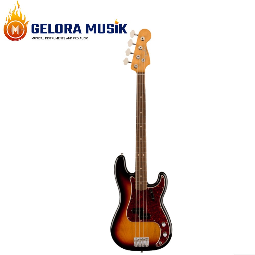 Jual Gitar Bass Fender Vintera II 60s Precision Bass, RW FB, 3-Tone ...