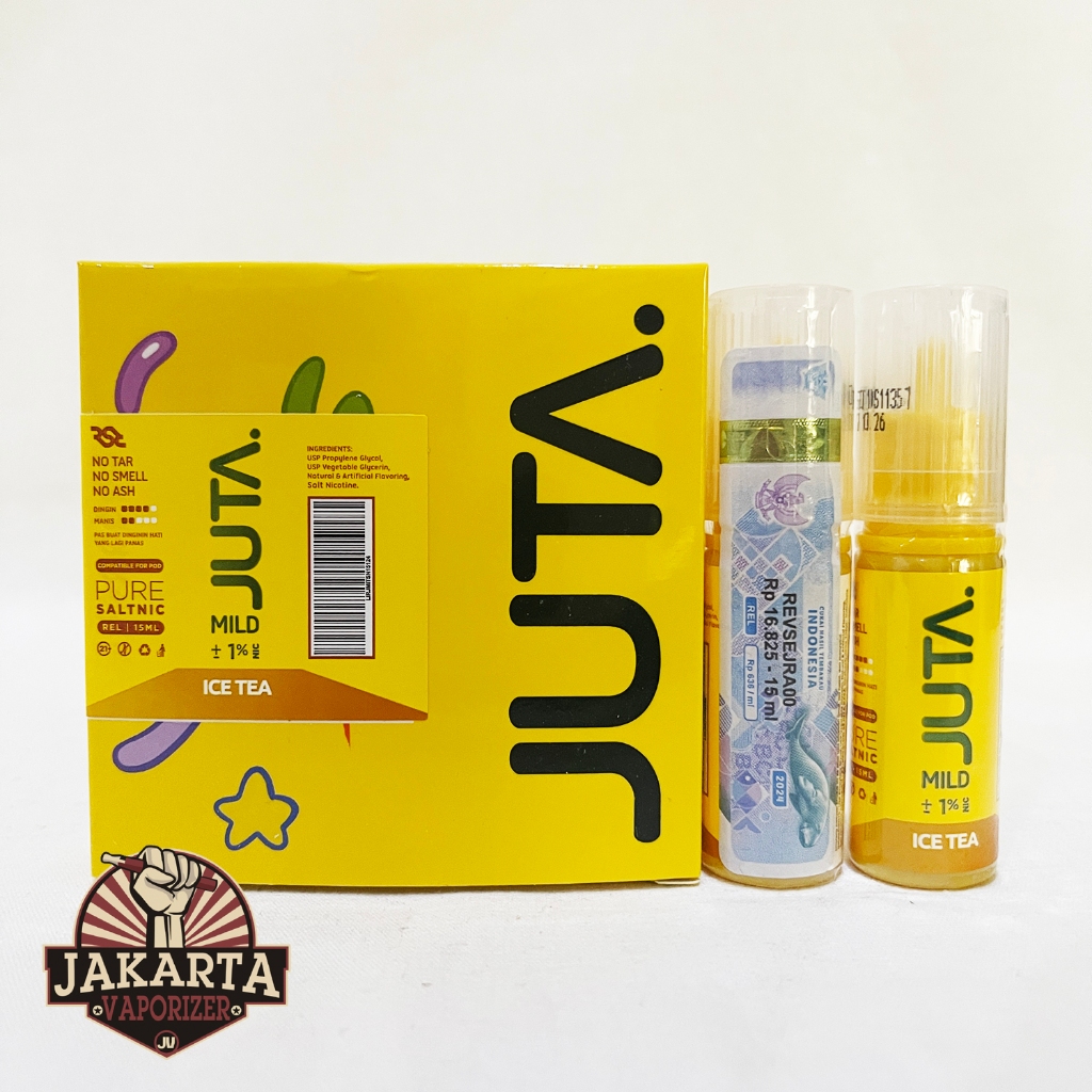 Jual [SALT] JUTA MILD ICE TEA SALT 15ML 1% BY RSR BREW | Shopee Indonesia