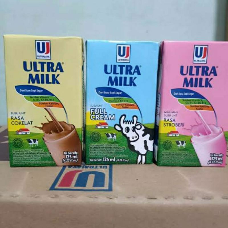 Jual Susu Ultra Milk 125 ml (1 dus isi 40 pcs) | Shopee Indonesia